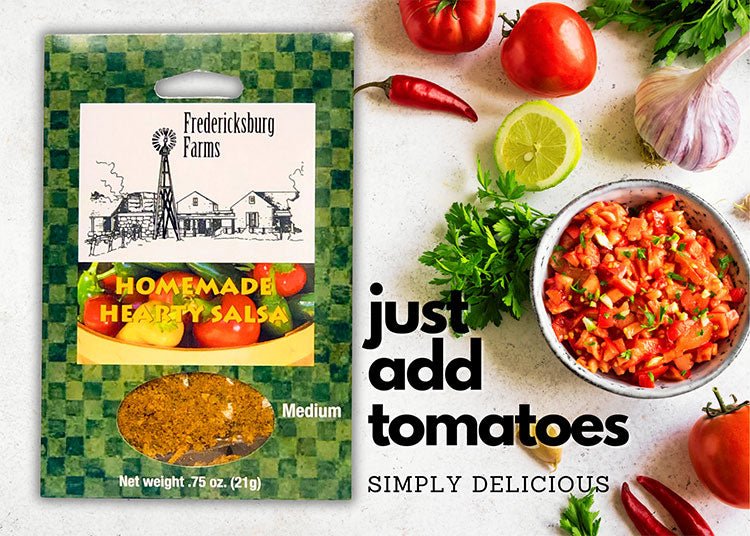 Homemade Hearty Salsa Mix – Fredericksburg Farms